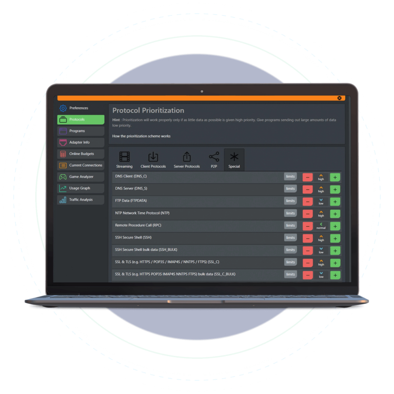 cFosSpeed - cFosSpeed - Faster Internet access with Traffic Shaping